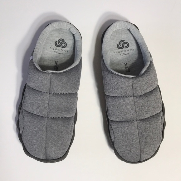 Clarks | Shoes | Clarks Step Rest Clog Cloudsteppers Jersey Slipper ...